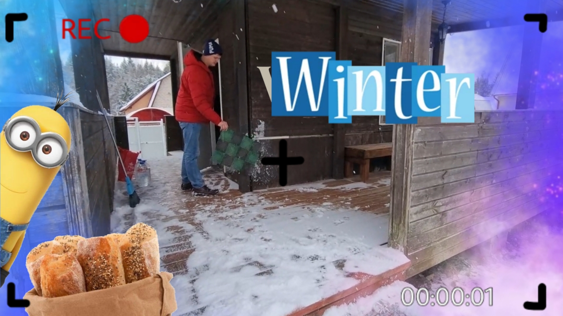 ВЛОГ: К ЗИМЕ ГОТОВЫ! ПЕКУ ХЛЕБ.