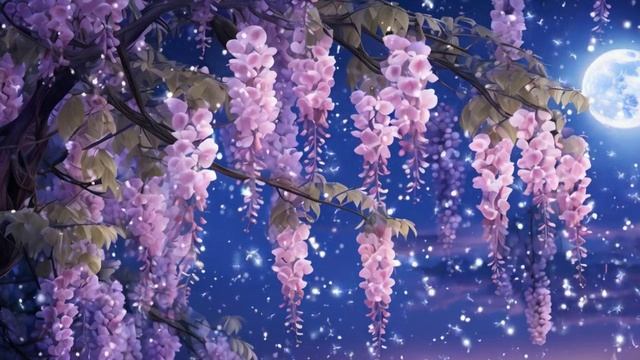 Цветущая луна: Цветочный пейзаж. Расслабляющая музыка для сна, медитации, йоги. Антистресс.