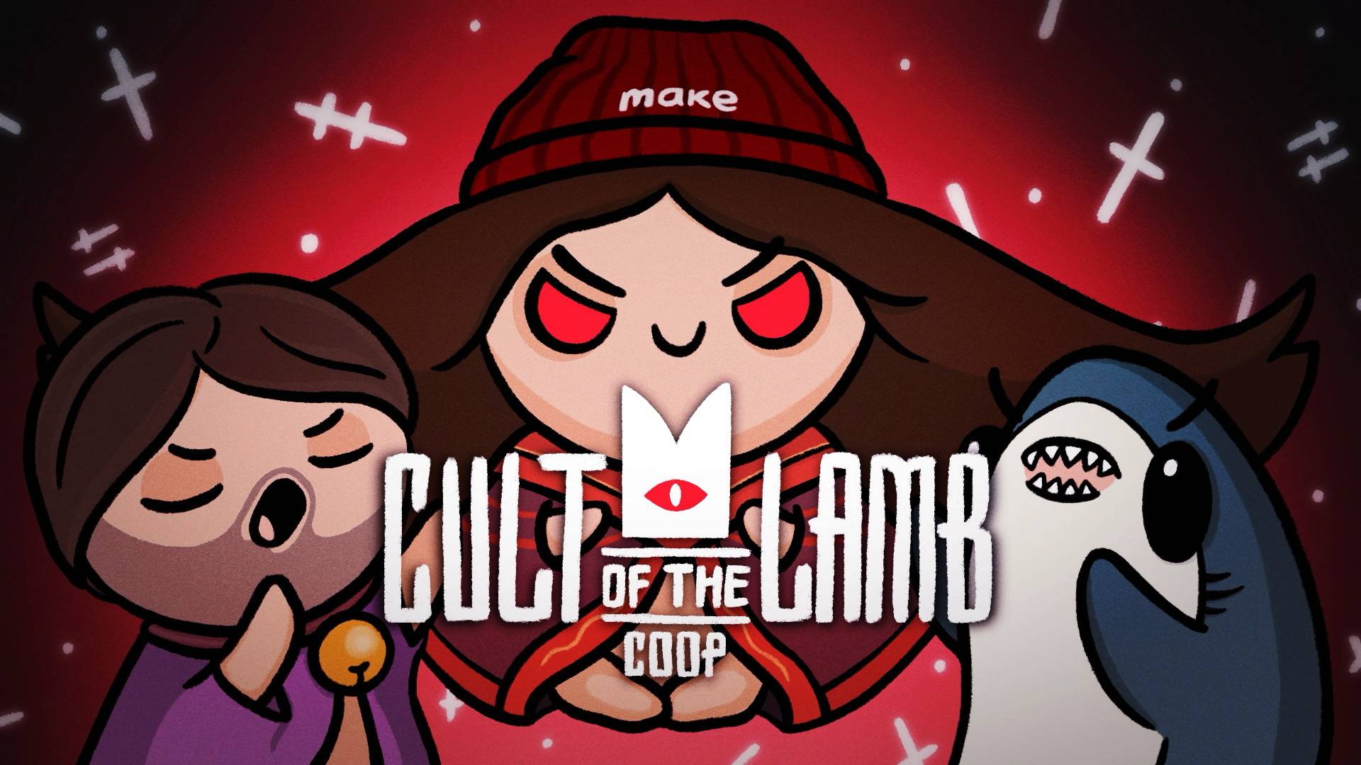 Создаём Акулий культ | Cult of the Lamb | Кооп