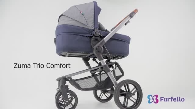 Коляска 3 в 1 для новорожденных Farfello Zuma Trio Comfort