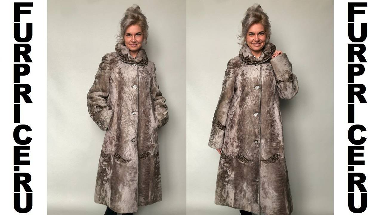 Шуба мутон тм ДАНИЭЛЬ новая за 12500 ₽, вставки каракуль дл.110 см р.46-48 артикул 12116