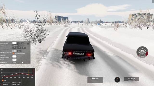 ШКОЛЬНИКИ КУПИЛИ ЖЫГУ ДЛЯ ДРИФТА  ЗИМОЙ В BeamNG.drive