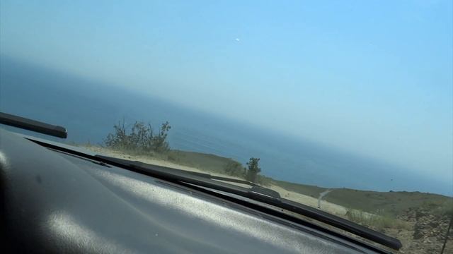 В Крым на машине 2016| День 9  Дорога в Лисью Бухту  Дорога на Меганомский Маяк Пляж Бугас