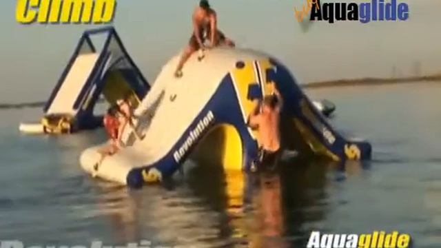 Водные качели-горка от Water-games.ru