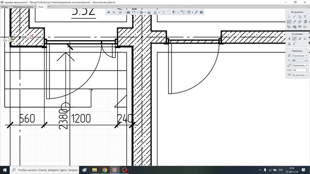 Курсовой проект. Часть 6. Оформление планов в Renga.