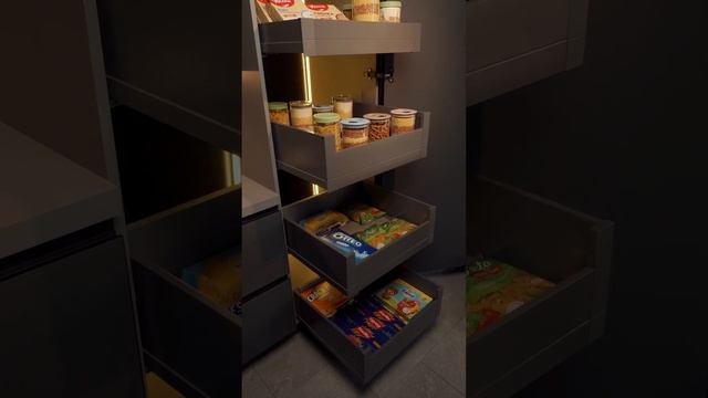 Шкаф-колонка для хранения запасов