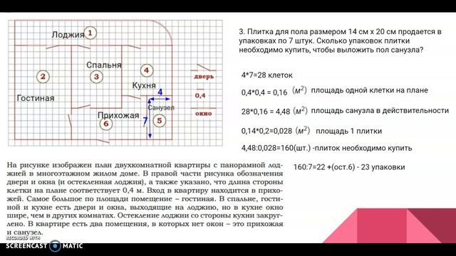 Квартира. ОГЭ №№1-5. Практико-ориентированные задачи