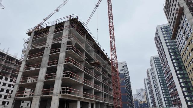 ЖК «Бригантина» — съёмка с воздуха октябрь 2024