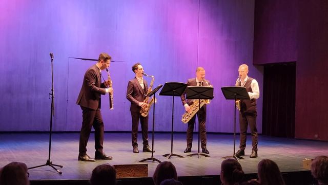 "Российский квартет саксофонистов" - Астор Пьяццолла История танго "Кафе 1930г."