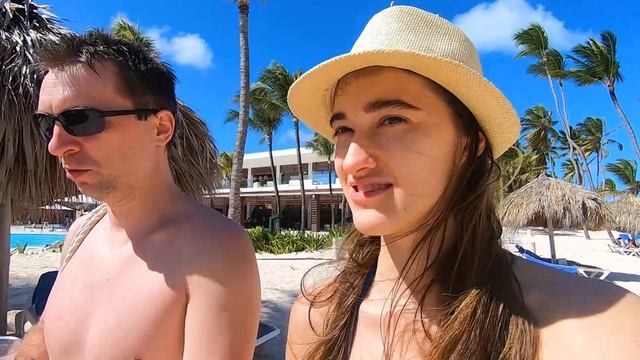 Доминикана. Пляж в Caribe и Tropical Delux Princess. Пунта Кана