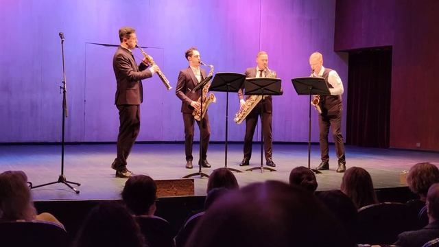 "Российский квартет саксофонистов" - Астор Пьяццолла Танго Фугата