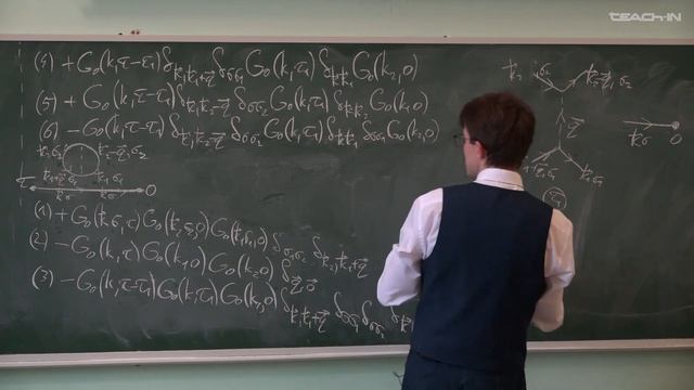 Мостовой С.Д. -Диаграммы Фейнмана в статистической физике -9. Функция Грина в 1 порядке т.возмущений