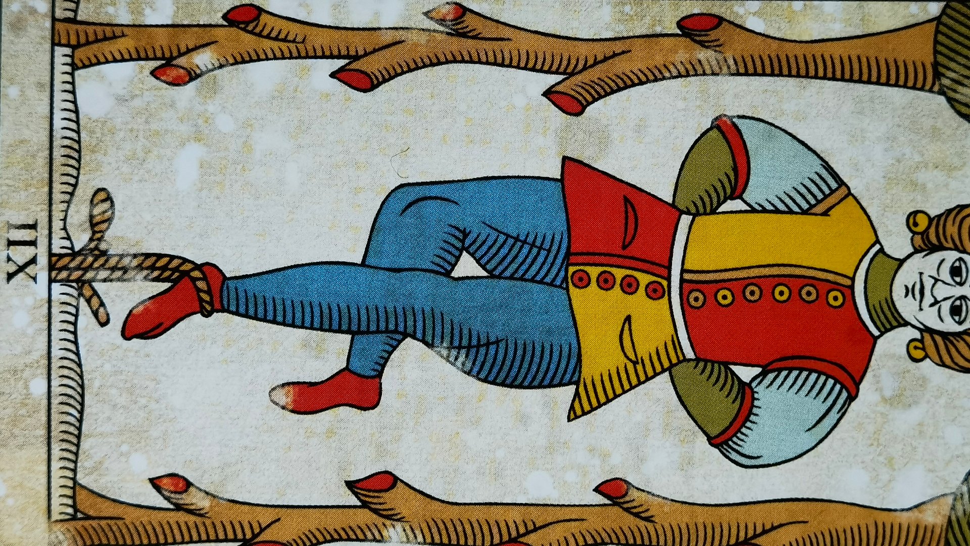 XII аркан Повешенный. Сочетания.