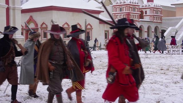 Историческая  реконструкции XVII  века взятие Москвы. Парк Москино  #сезонконтентаRUTUBE