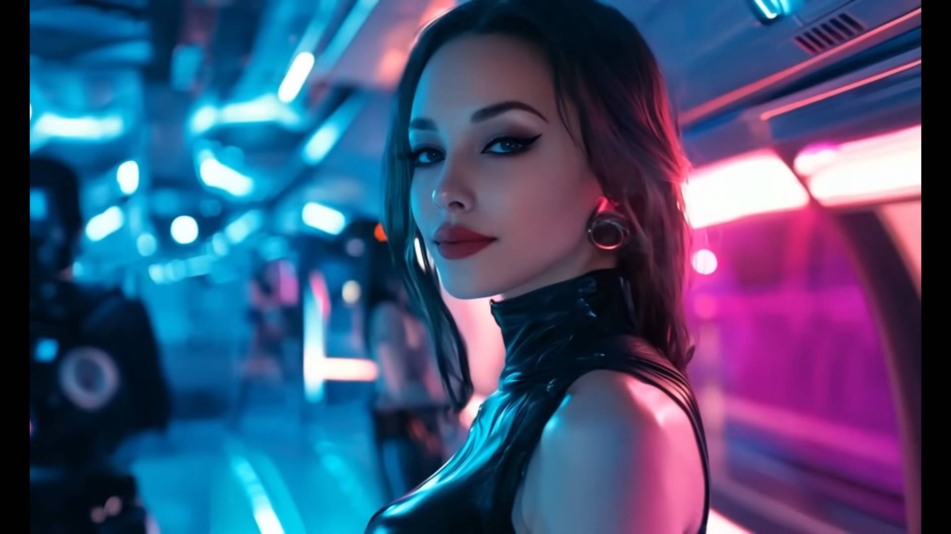 Cosmic Babes - Space Emergency ｜ Dark Progressive Music ｜  Sci-Fi Short AI Video