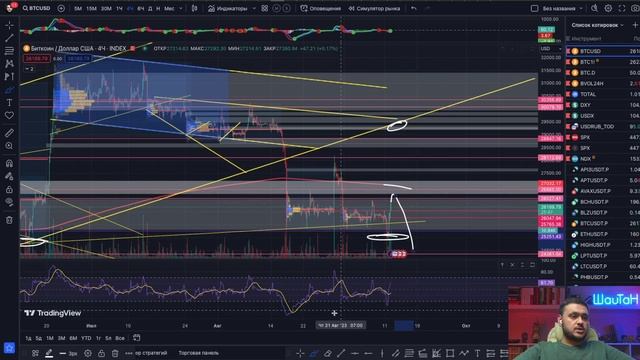 Биткоин ПРОГНОЗ 12 - 13 сентября 2023  Пока Жду Ракету  Да, До Сих Пор!