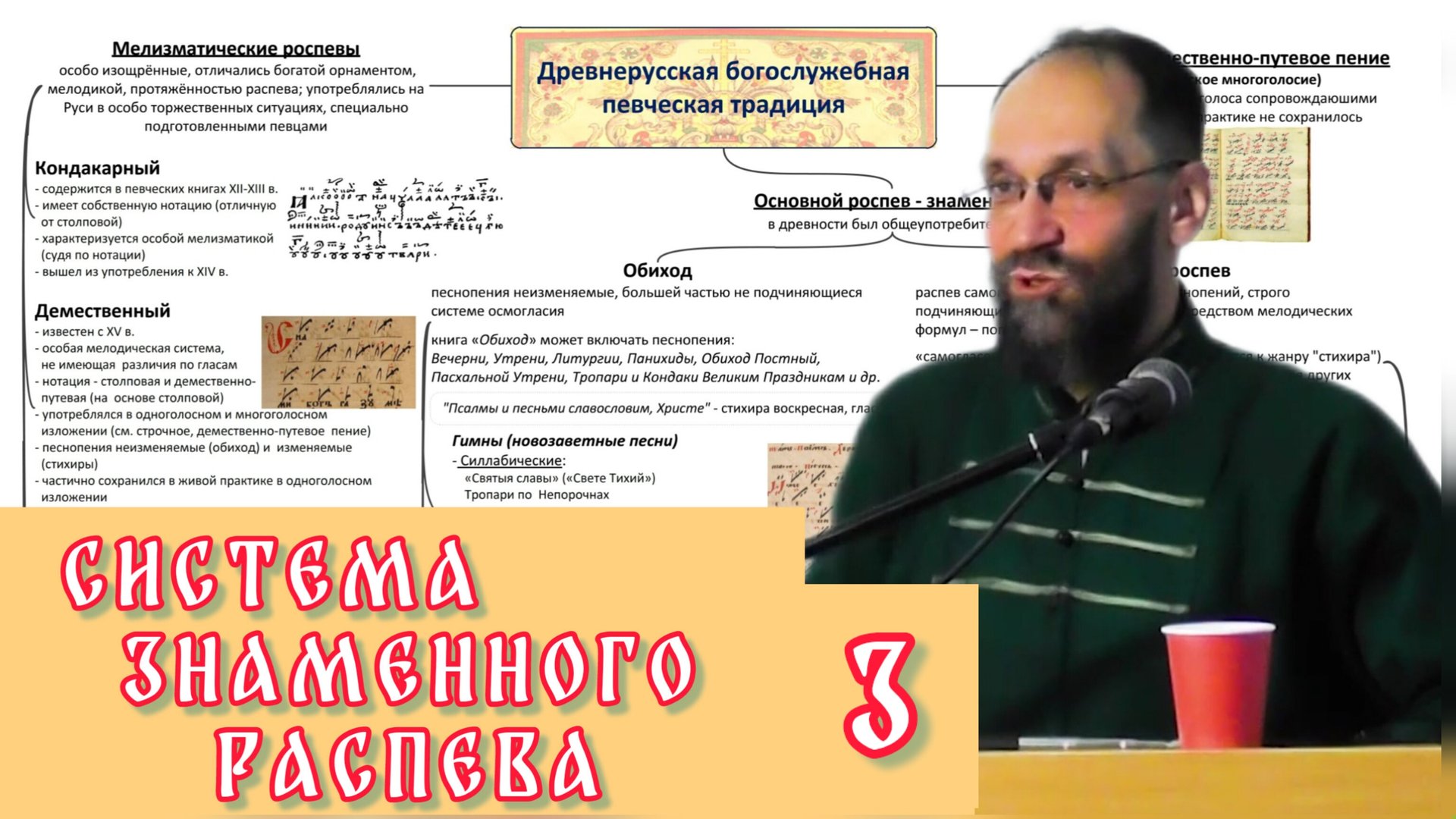 Система знаменного распева и её реализация в современной практике. Часть 3.