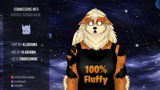 EmArcanine | Live2D Vtuber preview