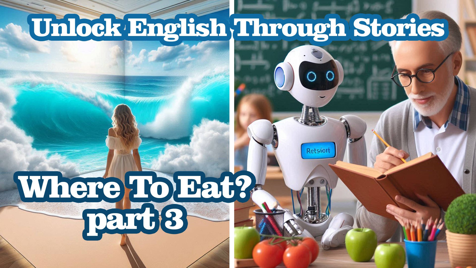 Unlock English Through Stories. Where To Eat? Part 3
