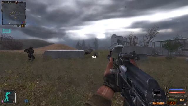 S.T.A.L.K.E.R. Shadow of Chernobyl Стрим 2 Полное прохождение на русском языке сложность максимум