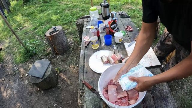 Выезд на рыбалку на речку кэмэ за ленками.