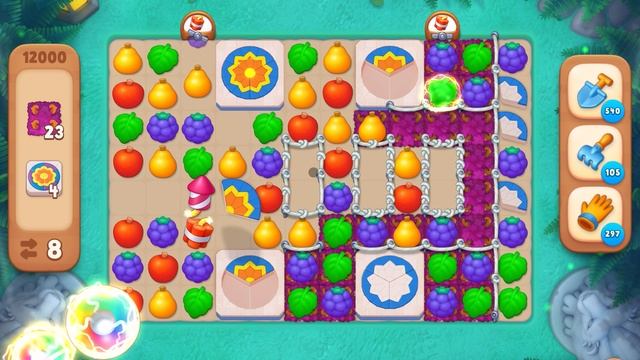 GardenScapes уровень 12000 без бустеров