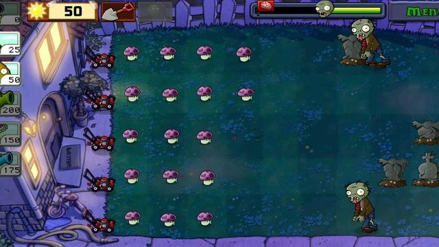 ПВЗ без подсолнухов |8| скучный ночной уровень:/