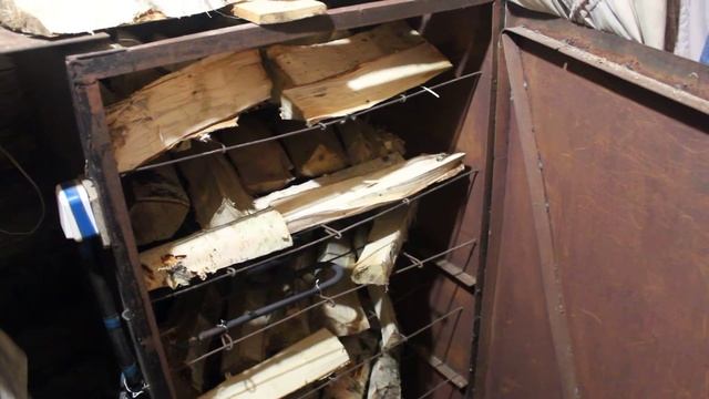 Чудо-сушилка для грибов. Сушим поленья.