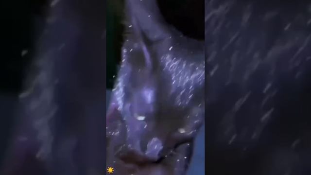 Проказник котик опрокинул блестки и стал гламурным 😍