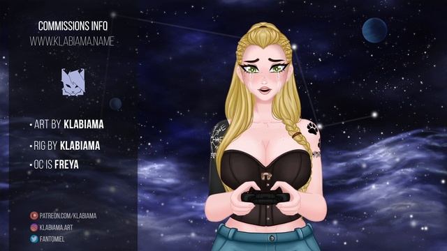 Freya | Live2D Vtuber preview