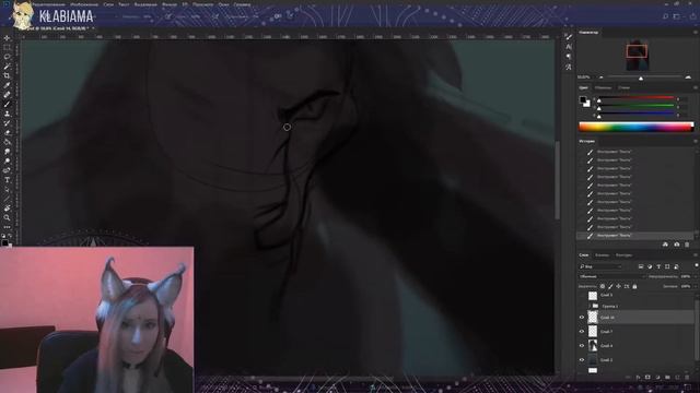 Stream time lapse | Speedart