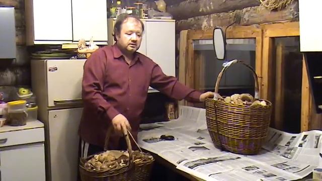 С какими корзинами ходим за грибами.