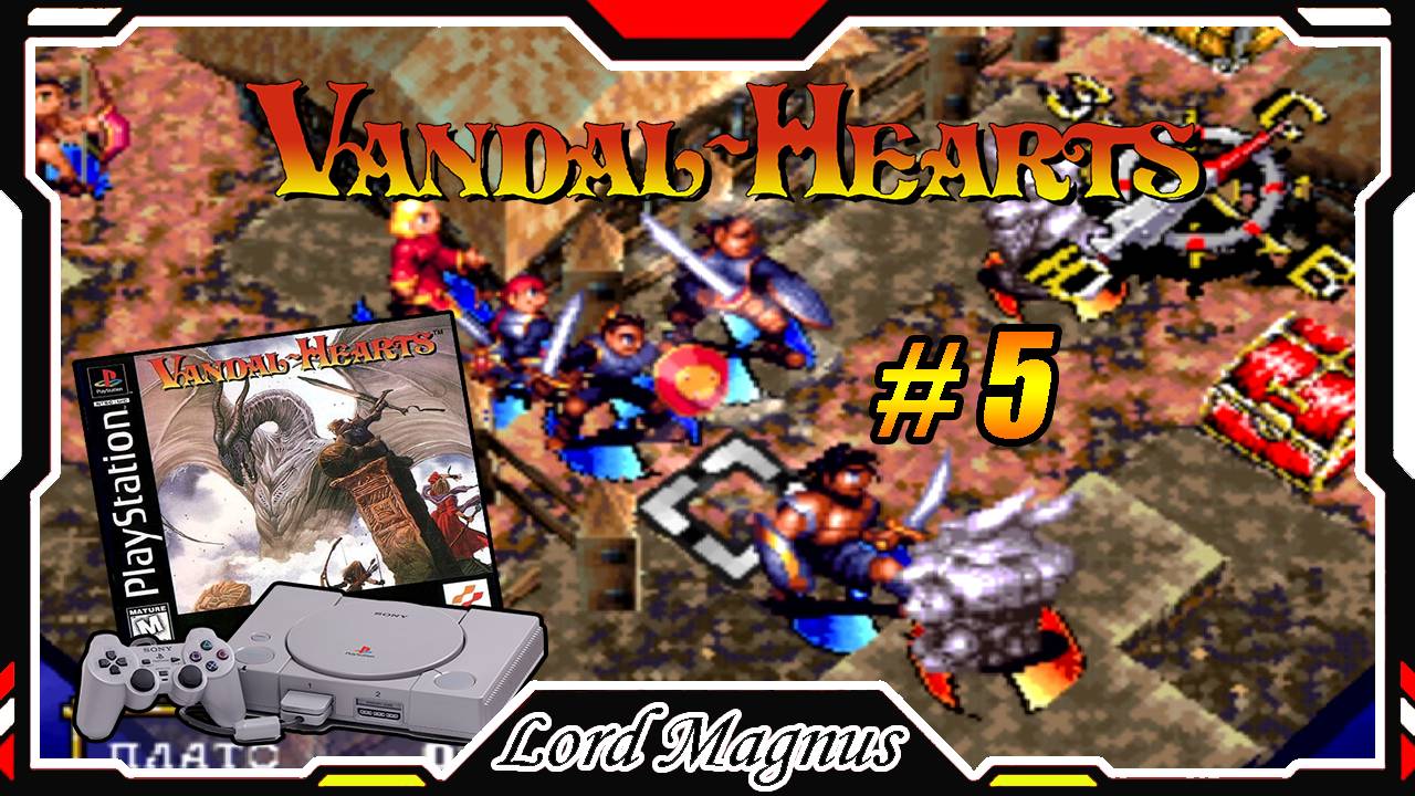 Ретро - прохождение: ⚔️Vandal Hearts🏹 Cердца вандалов PS1 #5 Остров безумия. Спасаем деревню Юзу