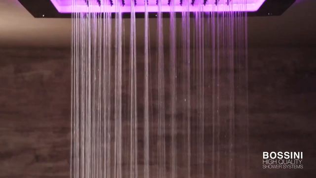 FRAME shower head with chromotherapy - Bossini Shower Systems