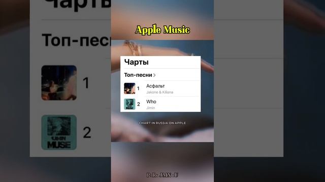 Чимин в чартах России| MUSE| WHO #jimin #박지민 #박지민 #чимин #music #song