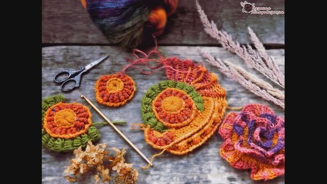 Фриформ скрамбли шапки крючком