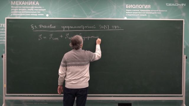 Степаньянц К.В. - Суперсимметрия в ФЭЧ - 14. Действие суперсимметричной SU(5) ТВО