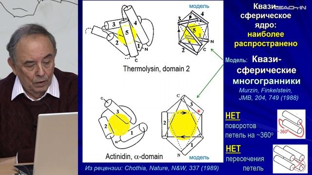 Финкельштейн А.В. - Физика белка - 10. β и α - структурные белки. α - β и α + β белки