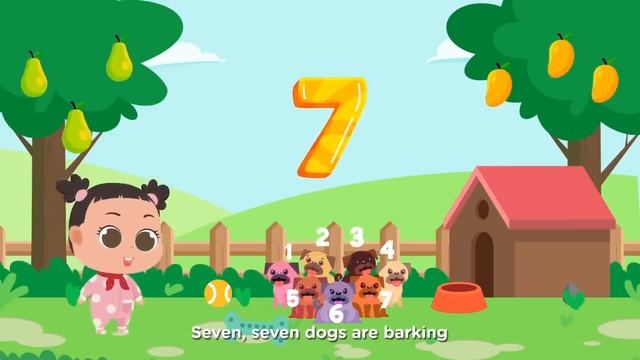 Bé học đếm từ 1-10, nhạc thiếu nhi học đếm số dành cho bé