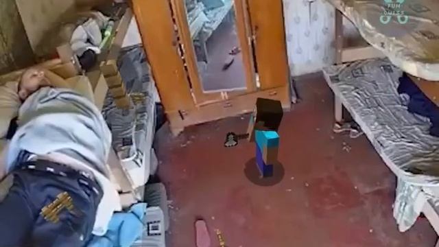 Батя и майнкрафт