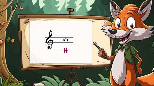 Нотный вызов. Скрипичный ключ. Ноты на линиях