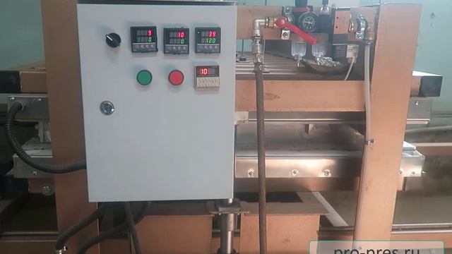 Обзор системы управления усилием и  временем прессования  горячего пресса с применением таймера.