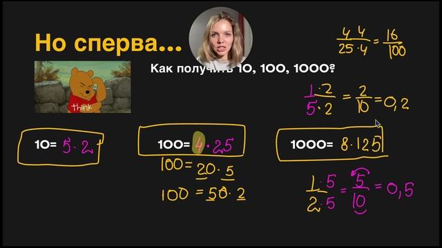 Переводы в дес.дроби. Лайфхаки