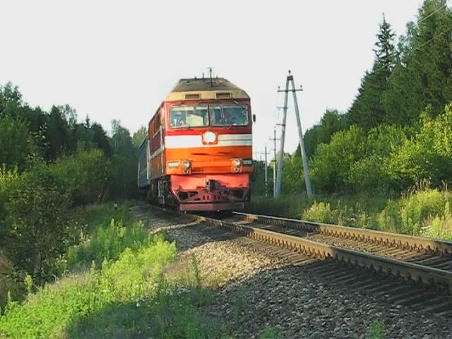 ТЭП70-0050 (РЖД/Окт, ТЧ-14) с поездом №53 СПб - Киев (УЗ)