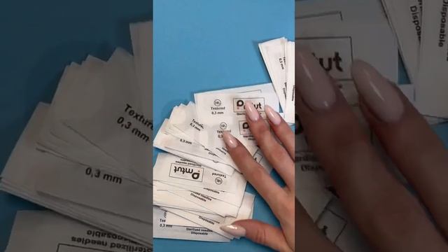 Иглы Pmtut текстура 0,30мм 1RLLT для перманентного макияжа и мини тату