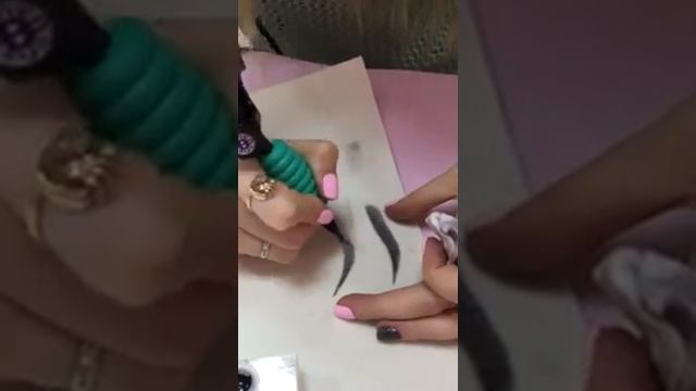 Работа в технике теневая на Бишоп