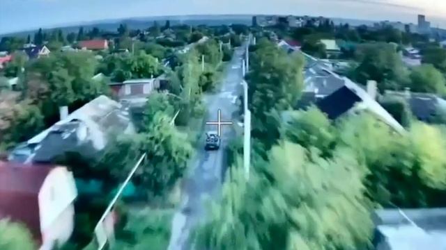 Точное попадание в пикап ВСУ