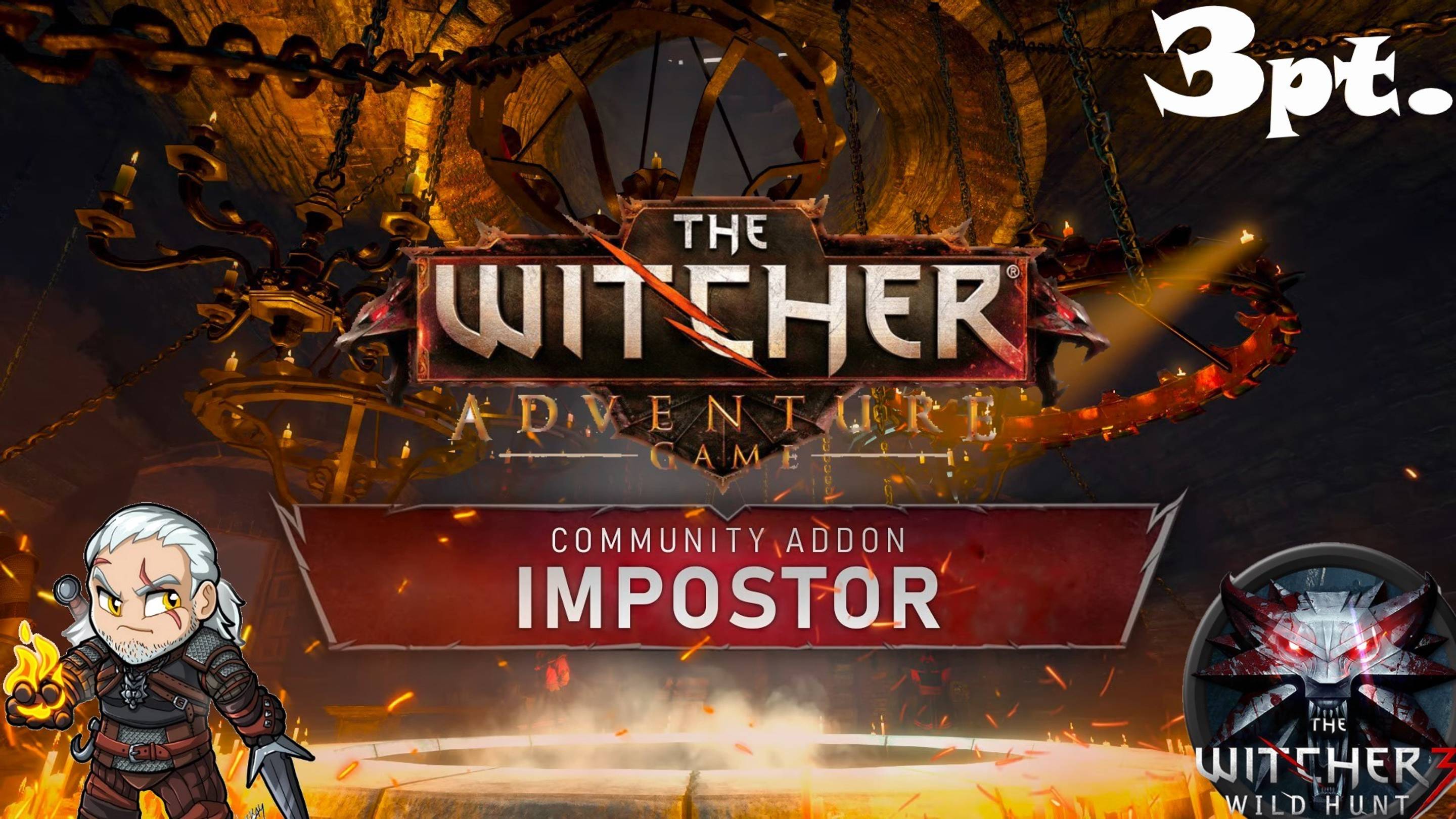 Ведьмак 3 Новый мод "Импостер" / "Игра в кальмара" по ведьмачьей вселенной / 3 часть прохождения