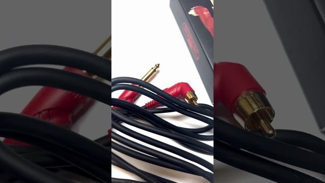 Клип - корд, шнур, провод Big Wasp угловой RCA