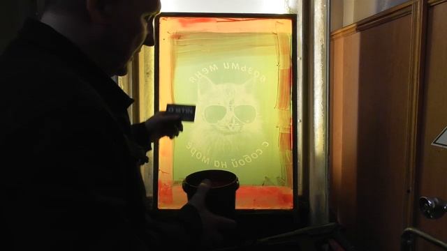 Ретуширование трафаретных форм - шелкография